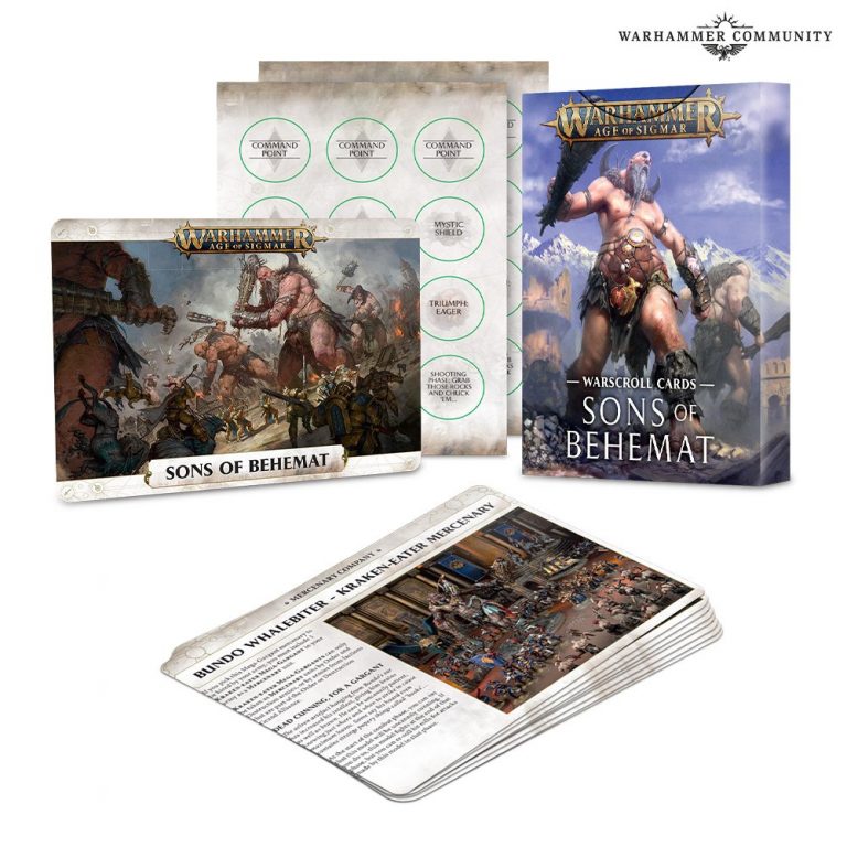 Age of Sigmar - Sons of Behemat : Ils arrivent et ils sont Graaaands ...